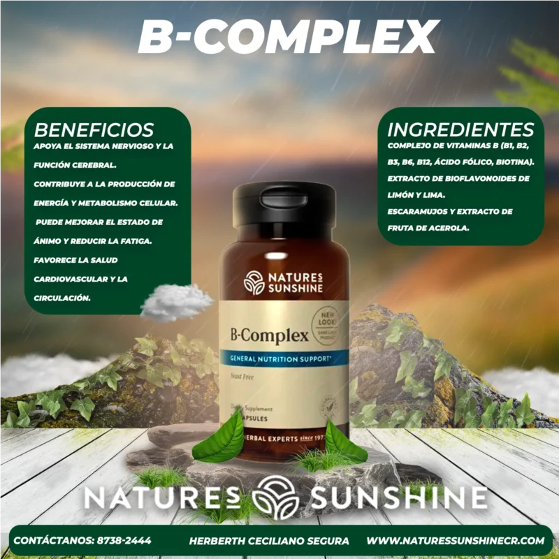 Venta de B-Complex en Costa Rica, Nature's Sunshine